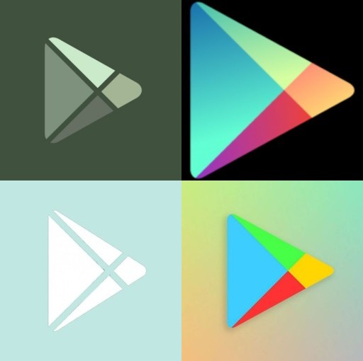 Real logo of play store